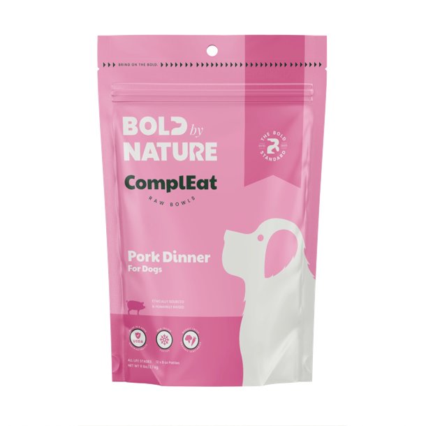 Bold by Nature Complete Raw Pork Dinner – Furly's Pet Supply