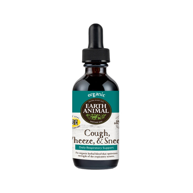 Earth Animal Cough, Wheeze & Sneeze Remedy 2oz – Furly's Pet Supply