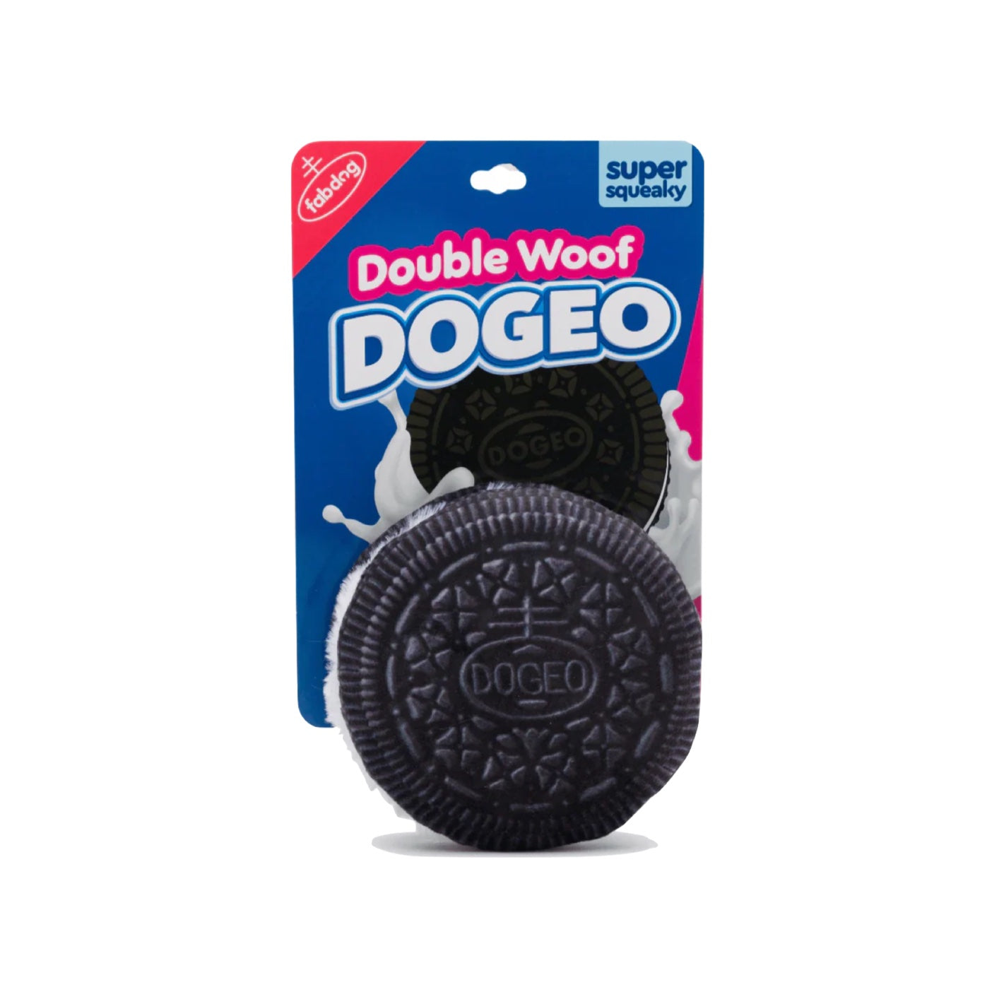 FabDog Double-Woof Dogeo Sandwich Cookie Toy – Furly's Pet Supply