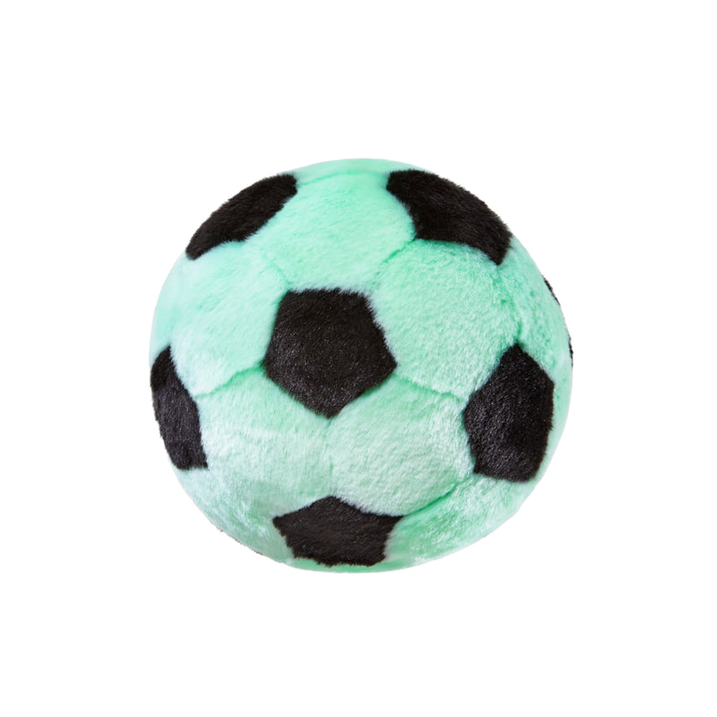 Fluff & Tuff Soccer Ball Mint - Squeakerless! – Furly's Pet Supply