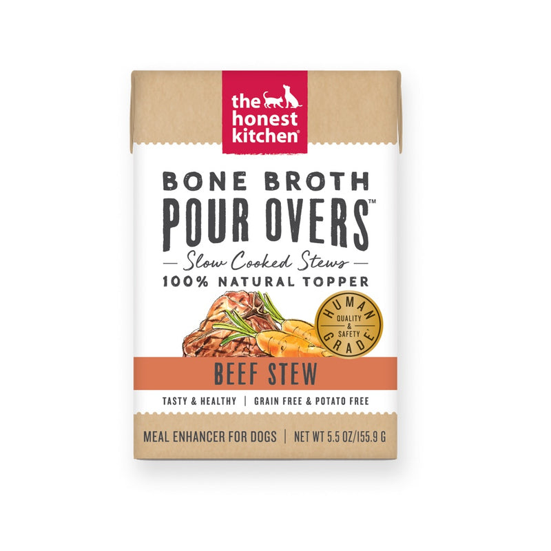 The Honest Kitchen Bone Broth Pour Overs Beef Stew – Furly's Pet Supply