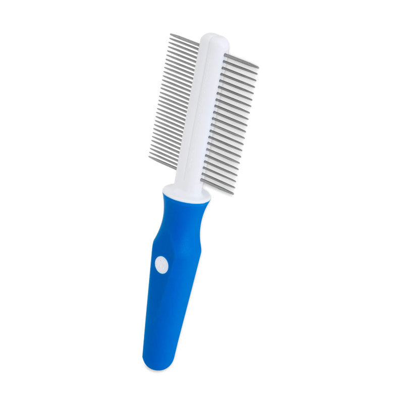 JW GripSoft Double Sided Comb – Furly's Pet Supply