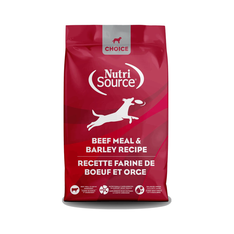 NutriSource Choice Beef Meal & Barley Recipe – Furly's Pet Supply