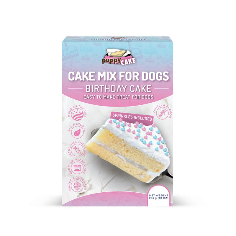 Puppy Cake Mix for Dogs - Birthday Cake Flavored with Pupfetti Sprinkl ...