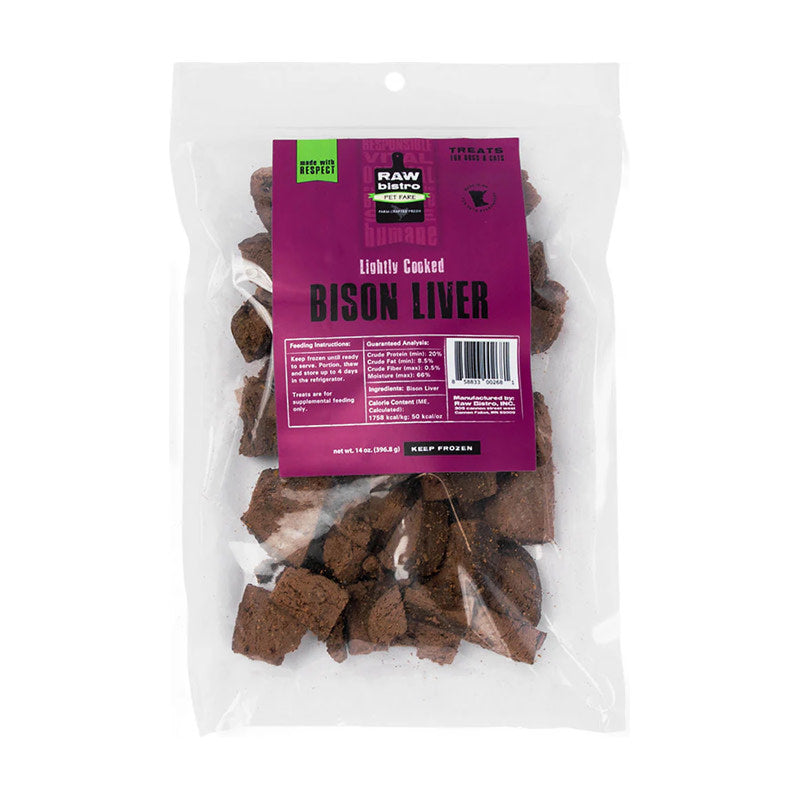 Raw Bistro Fresh Bison Liver 14oz – Furly's Pet Supply