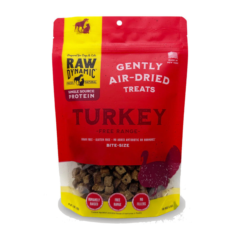 Raw Dynamic Air-Dried Raw Turkey Treats 3.6oz – Furly's Pet Supply