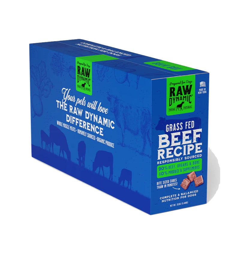 Raw Dynamic Frozen Raw Beef Formula – Furly's Pet Supply