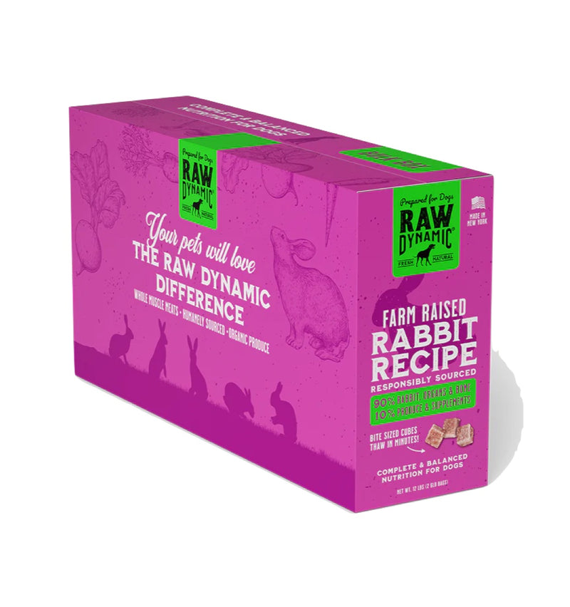 Raw Dynamic Frozen Raw Rabbit Formula – Furly's Pet Supply