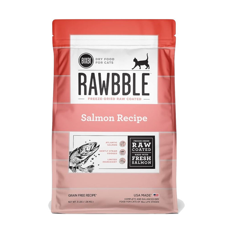 Rawbble Salmon Recipe for Cats 3lb – Furly's Pet Supply