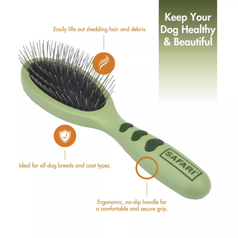 Safari Wire Pin Brush – Furly's Pet Supply