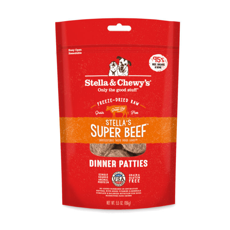 Stella & Chewy's Super Beef Freeze Dried Raw Dinner Patties – Furly's ...