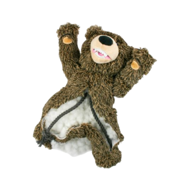 Tall Tails Grizzly Bear Rope Body Plush 14" – Furly's Pet Supply