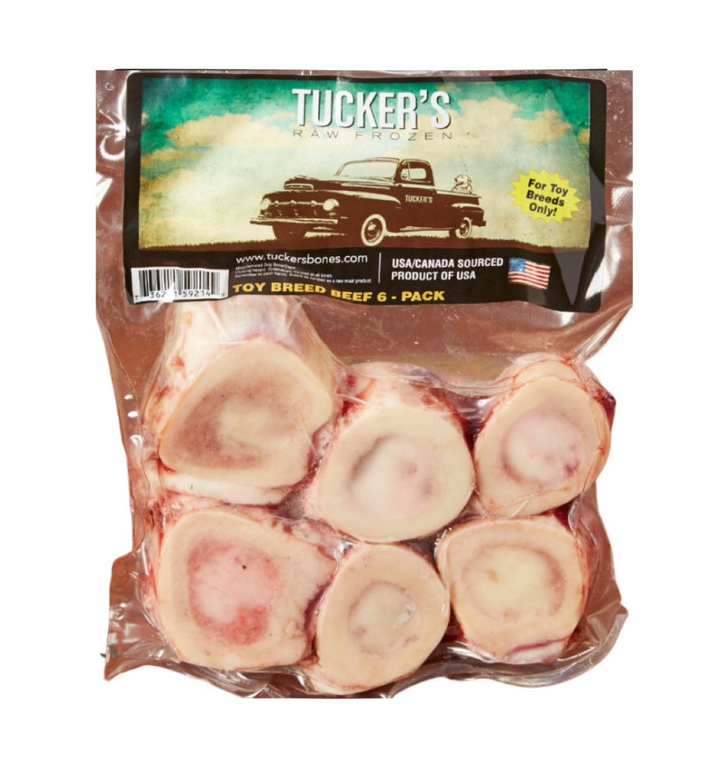 Tucker's Raw Frozen Beef Toy Breed Dog Bones (6pk) – Furly's Pet Supply