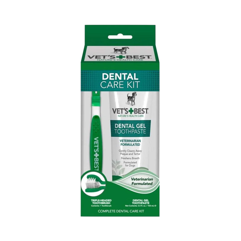 Vet's Best Toothbrush & Enzymatic Toothpaste Set – Furly's Pet Supply