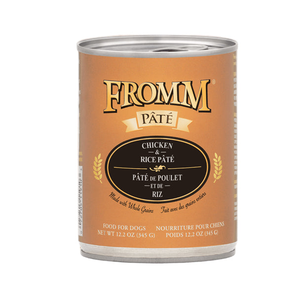 Fromm Chicken & Rice Pate Canned Dog Food – Furly's Pet Supply