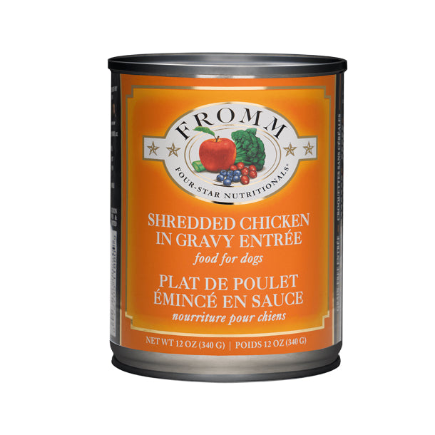 Fromm Four Star Shredded Chicken Canned Dog Food – Furly's Pet Supply