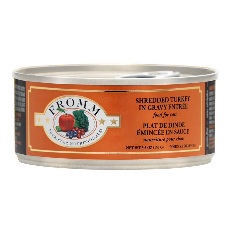 Fromm Shredded Turkey in Gravy Entree 5.5oz – Furly's Pet Supply